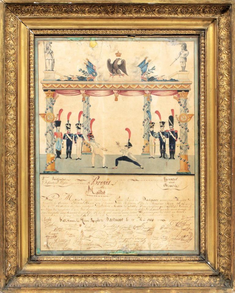 Living off the sword under Napoleon : A history of the fencing masters ...